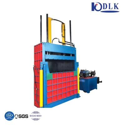 China Semi-Automatic Horizontal Cardboard Baler Machine with 80 Ton Compression Force and Cross-Tie Wire Binding for Small Recycling Operations for sale