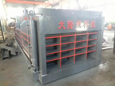 China Horizontaler nicht Metallabfall-Ballenpreßmaschinen-Ballen schieben die besonders angefertigte Farbe hinaus zu verkaufen