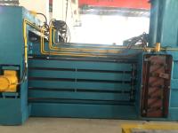 China Plc Control Horizontal Baling Machine / Newspaper Plastic Cardboard Baler Machine for sale