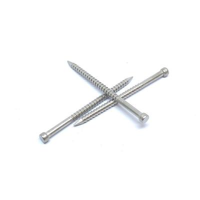 China La cabeza de la sacudida pulió a Ring Shank Nails For Timbers anular de acero inoxidable en venta