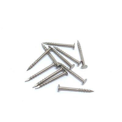 Cina Tipo progetto di legno della testa piatta di acciaio inossidabile Ring Shank Roofing Nails For in vendita