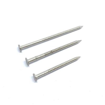 Cina Tipo progetto di legno della testa piatta di acciaio inossidabile Ring Shank Roofing Nails For in vendita