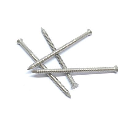 Cina Ring Shank Deck Nails anulare, bacini di acciaio inossidabile Ring Nails For Decks And in vendita