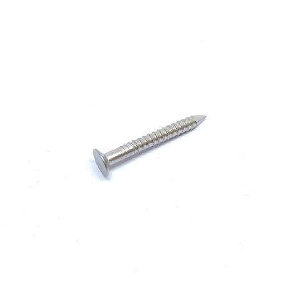 China 2,8 a cabeça A4 Ring Shank Nails For Decking lisa inoxidável de X30MM prova disponível à venda