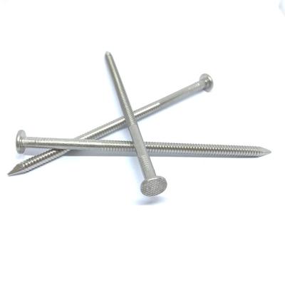 Cina La testa a quadretti del piccolo appartamento di 5.3X125MM inchioda Ring Shank Stainless Steel A2 in vendita