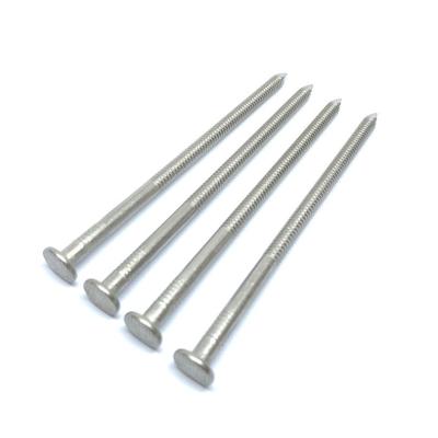Cina La testa a quadretti del piccolo appartamento di 5.3X125MM inchioda Ring Shank Stainless Steel A2 in vendita