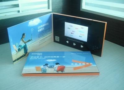 Cina Carta LCD dell'invito della copertina dura in vendita