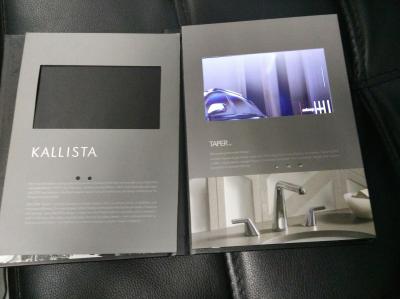 China Interruptor magnético multi - pagine o vídeo no folheto da cópia, memória 1G da propaganda do lcd/4G à venda