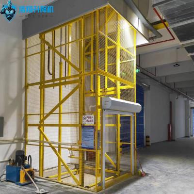 China Robust Stairs Hydraulic Cargo Lift Industrial Grade Steel Heavy Load for sale