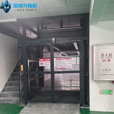 China Indoor Vertical Mezzanine Material Lifts 3Ton 5M For Stairs Goods Customized for sale