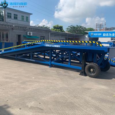 China Movable Loading Ramp Forklift Dock Portable Boarding Bridge 8 Ton-15 Ton for sale