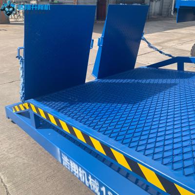 China 1-10 12 15 Ton Mobile Forklift Ramp Loading Platform Movable Slope for Farm Industry for sale