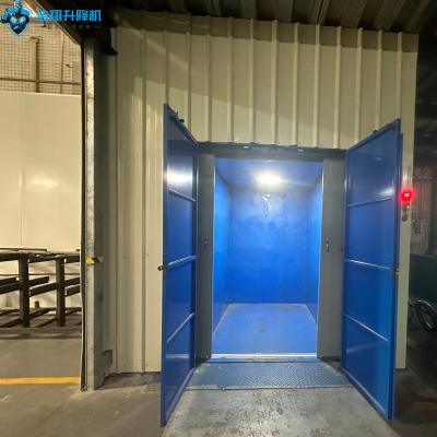 中国 倉庫貨物エレベーター 水力式リフティングプラットフォーム ガイド 鉄道貨物 エレベーター 貨物エレベーター 販売のため