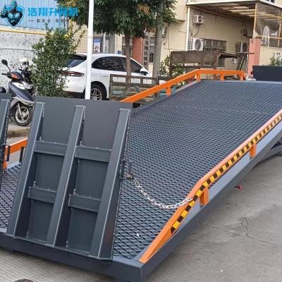 China 10t Mobile Ramp Portable Loading Container Ramp Yard Ramp for sale