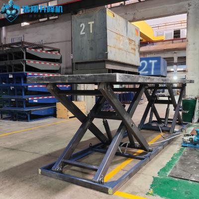 Cina Piattaforma di sollevamento stazionaria a forbice anti-slip 10T con altezza massima di 5000 mm in vendita