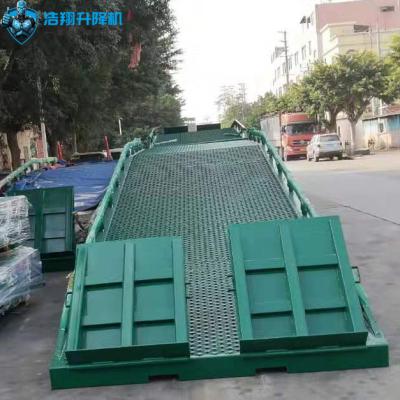China 11ton Truck Portable Loading Dock Ramp Adjustable Container Loading Ramp Hydraulic Load Ramp for sale