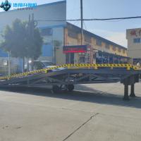 China CE 10t Mobile Container Loading Unloading Ramp Dock Leveler Forklift Yard Ramp for sale