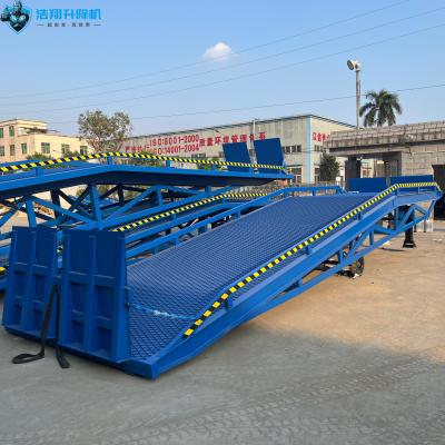 China Hydraulic Heavy Loading Capacity Mobile Forklift Container Dock Yard Ramp with CE Certification for sale