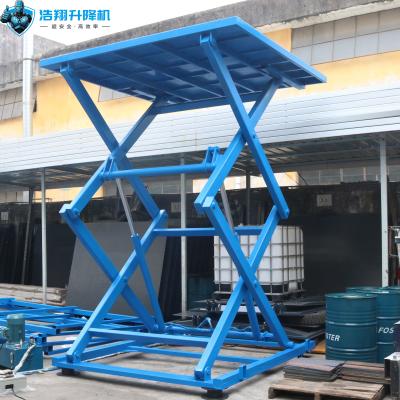 China Modern Latest Custom-Made Outdoor Manganese Steel Fixed Scissor Lift Platform Design Heavy Duty Applications for sale