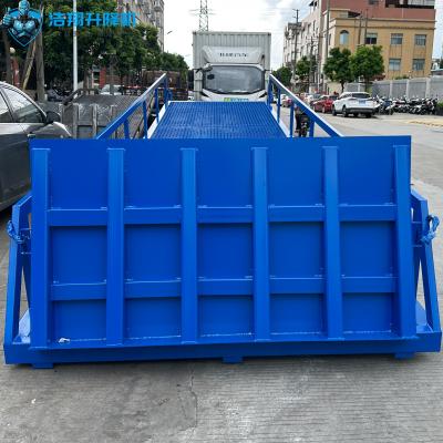 China Aids Forklifts Height Adjustable Diamond Net Surface Resists Slips One Person Operation for sale
