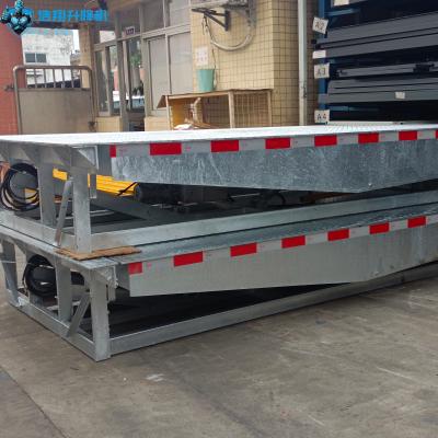 China Hydraulic Electric Ramp Adjustable Loading Telescoping Lifter Dock Ramp Leveler for sale