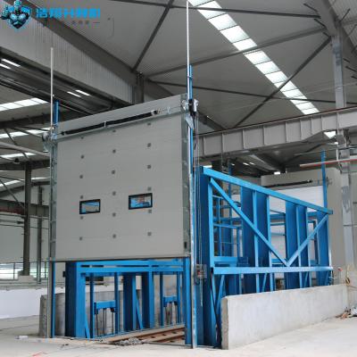 중국 창고 화물용 전동 유압 가이드 레일 리프트 판매용