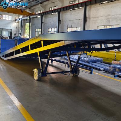 China CE-Approved 10tons 22000lbs Mobile Forklift Loading Dock Ramp for sale
