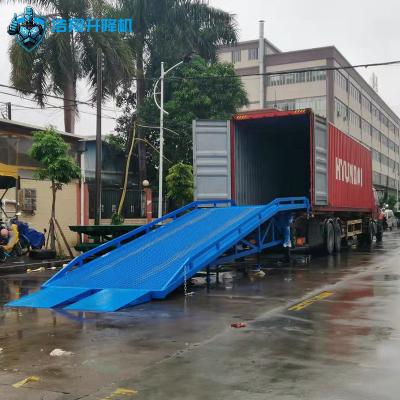 China 8T-10M Portable Container Loading Ramp Forklift Dock Ramp for sale