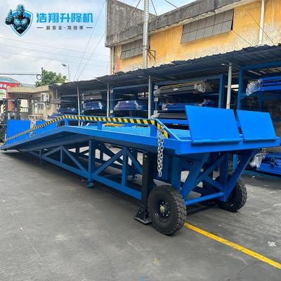 China 8T-10M Portable Container Loading Ramp Forklift Dock Ramp for sale