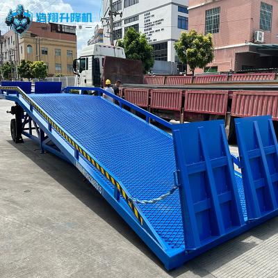 China 8T-10M Portable Container Loading Ramp Forklift Dock Ramp for sale