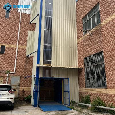 China Pequeno Elevador Elétrico Hidráulico de Cargas Elevador de Mercadorias Interior e Exterior à venda