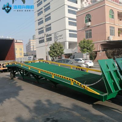 China 10M Portable Forklift Dock Ramp Container Loading and Unloading Slope for sale
