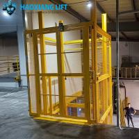 China Vertical Hydraulic Freight Elevator - 6M Lift & 1Tons Capacity - Easy Control Fixed Platform for sale