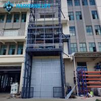 Quality CE & ISO Compliant Single-Rail Hydraulic Cargo Lift – 1.5T-5T Large Load for sale