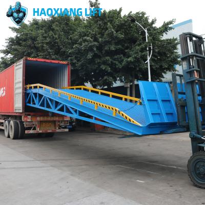 China Adjustable Load Capacity 10-20 Tons Warehouse Loading Ramp – Hydraulic Container Dock Ramp for sale
