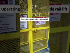 Hydraulic Goods Elevator Cargo Lift Guide Rail Vertical Lift Industrial Material Freight Lift Freight Elevator