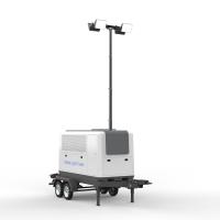 Quality 4000W 150000LM Mobile Led Lighting Tower AC Input 135Kw Portable Generator for sale