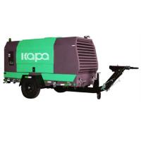 China 350 CFM Diesel Portable Rotary Screw Air Compressor | 1.3 MPa Working Pressure | 110KW Power for sale