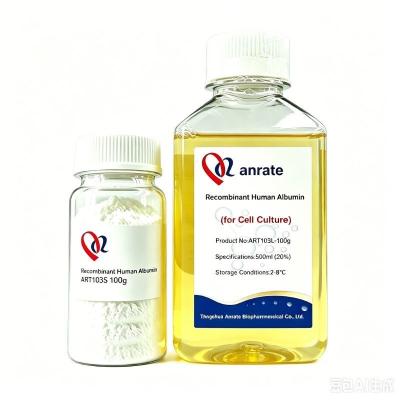 China Recombinant Human Albumin HSA Cell Culture RHTF Transferrin CAR-T CAR-NK TIL Stem Cell Culture for sale