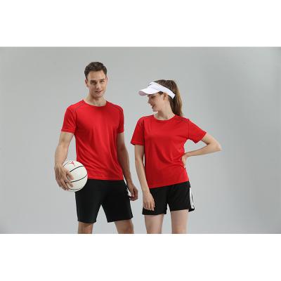 Cina Magliette respirabili di sport della palestra di forma fisica del poliestere con il logo su ordinazione in vendita