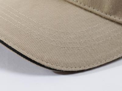 Cina Il pannello su ordinazione di logo 6 misura il berretto da baseball cachi di vendita caldo di colore di dimensione delle donne del cotone all'aperto libero degli uomini in vendita
