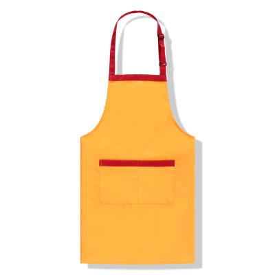 Cina Grembiule su ordinazione della busbana francese del cotone che cucina i grembiuli del ristorante del grembiule della cucina con le tasche in vendita