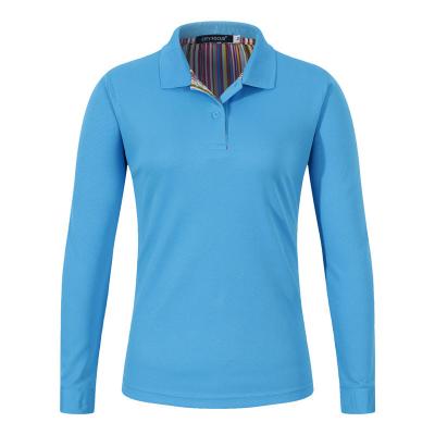 Cina Manica lunga Polo Shirt Custom dell'arcobaleno classico in vendita