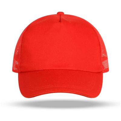 Cina tela respirabile del cotone di colore rosso dello SGS di Mesh Caps Embroidery di baseball di 60cm in vendita