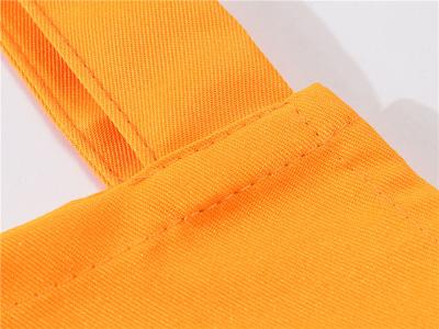 Cina Poliestere 200g di 85% che cucina il ODM arancio di colore del grembiule della spalla unisex in vendita