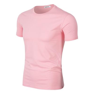 Cina La breve maglietta 190g della manica della sublimazione dello SGS del collo rosa della tartaruga ha lavato il cotone in vendita