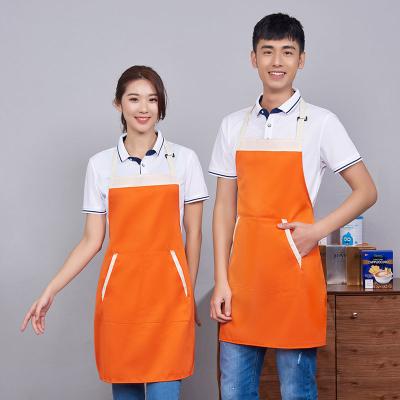 China De Schort Duidelijke SGS van de polyester Beschermende Keuken Kokende Elastische Riemodm Te koop