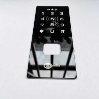 China Aluminosilicate electronic float glass sheets for Smart code door lock Tempered Touch Panel Glass for sale