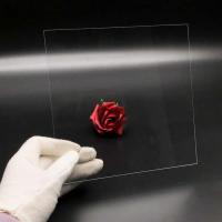 China Ultra Clear Medium Aluminosilicate Float Glass 0.25-2.0mm Thickness Custom Size for sale