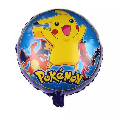 China 18-Zoll-steigen heiße Stoßmontag-Taschen-Monster-Zeichentrickfilm-Figur Stoß-Montag Pika-Chu-Folie Heliumballone Partei-Dekoration im Ballon auf zu verkaufen